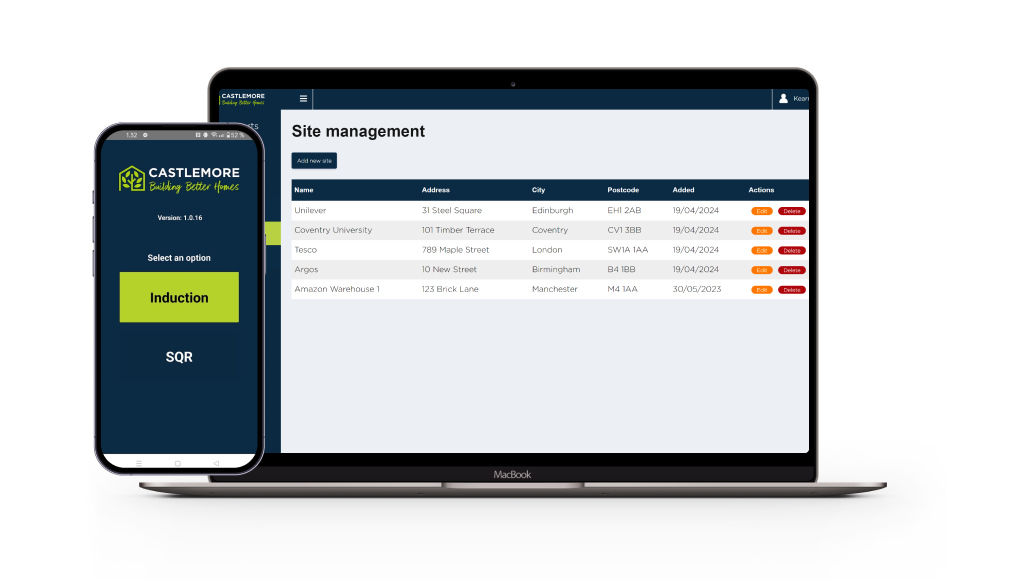 Induction App and Dashboard - National Hire Solutions